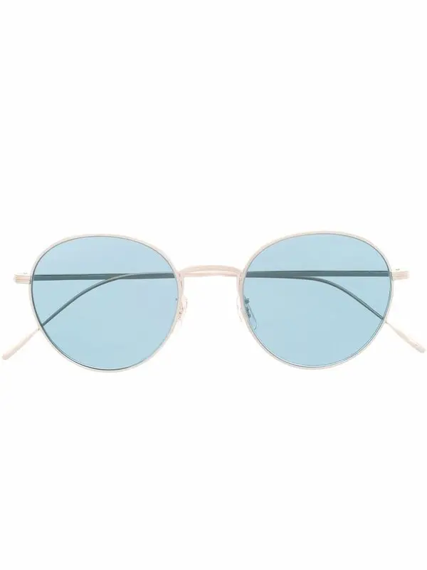 Oliver Spencer Altair Round-frame Sunglasses - Gold