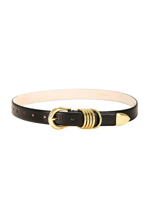 DEHANCHE Hollyhock Belt - Black & Gold