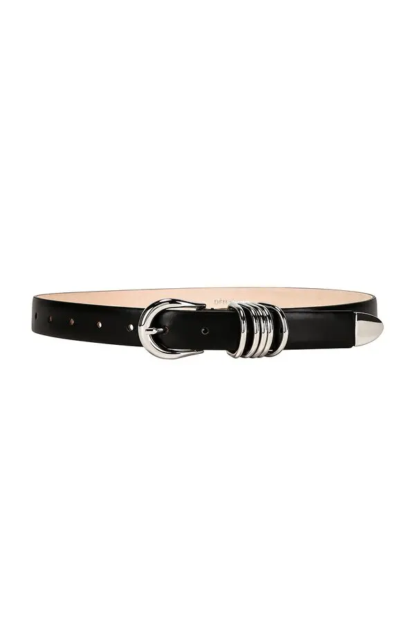 DEHANCHE Hollyhock Belt - Black & Silver