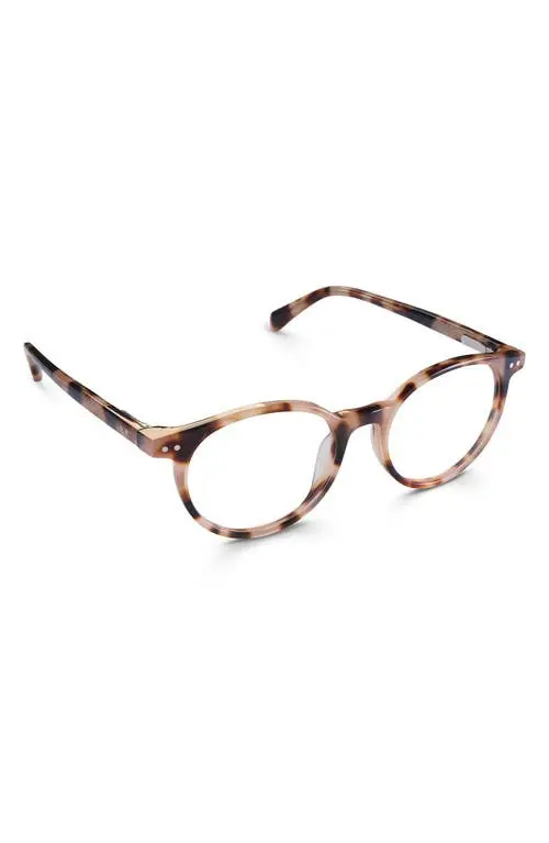 Eyebobs 49mm Round Frame Reading Glasses - Pink Tortoise