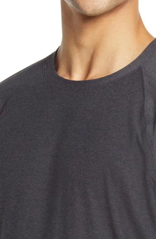 RHONE Reign Long Sleeve T-shirt - Black Heather