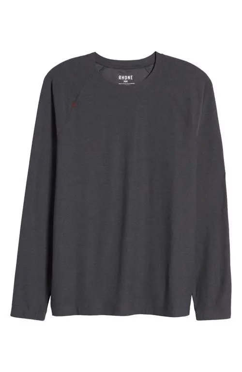 RHONE Reign Long Sleeve T-shirt - Black Heather