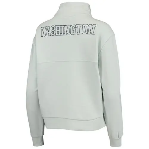 THE WILD COLLECTIVE Washington Nationals Two-hit Quarter-zip Pullover