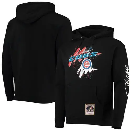 Mitchell & Ness Chicago Cubs Hyper Hoops Pullover Hoodie