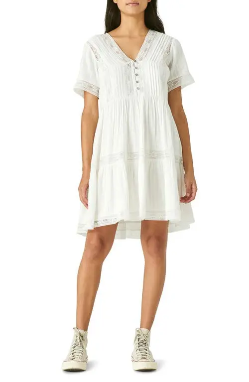 white silk and lace dress Ivory Double Layered Silk Dress main image 1