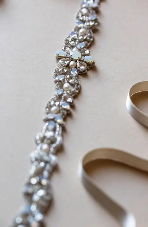 Brides & Hairpins Keva Crystal Sash
