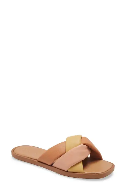 Madewell The Jayna Braided Slide Sandal - Washed Mauve