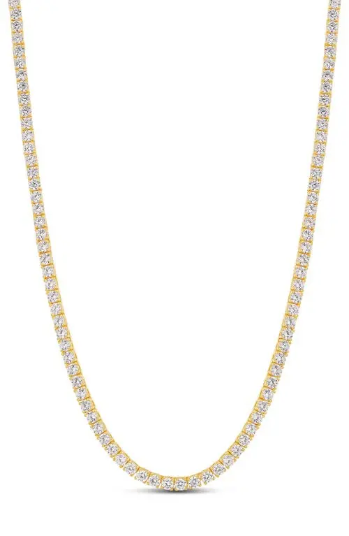 SHYMI Classic Cubic Zirconia Tennis Necklace - Gold