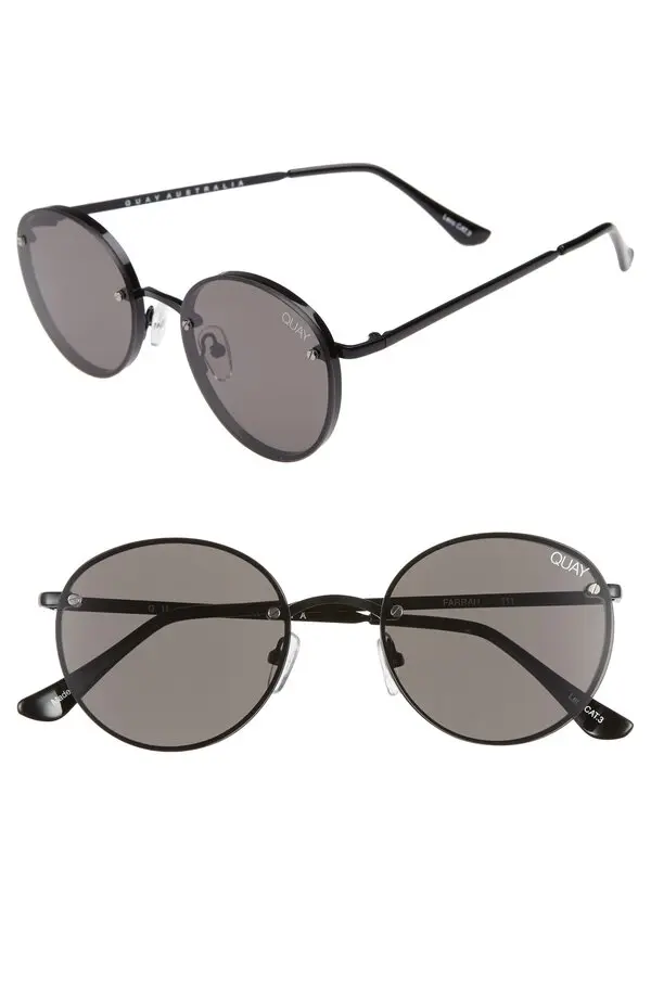 Quay Australia X Elle Ferguson Farrah 53mm Round Sunglasses  display picture 2