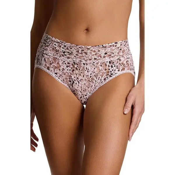 Hanky Panky Print Lace Briefs - Unconventional