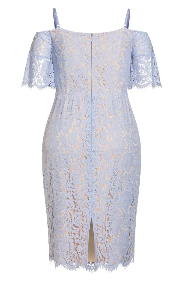 chinese dress ladies Dark Navy Scoop Neck Short Lace Embroidered Mother Of The Bride Dress main image 1