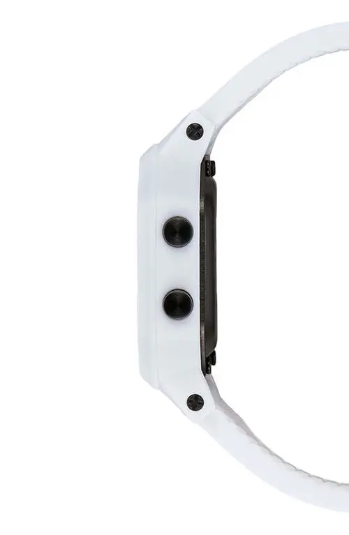 Nixon Siren Digital Recycled Plastic Strap Watch - White