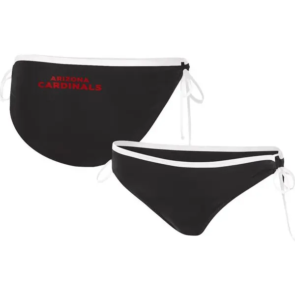 G-III 4HER BY CARL BANKS Arizona Cardinals Perfect Match Bikini Bottom - Black