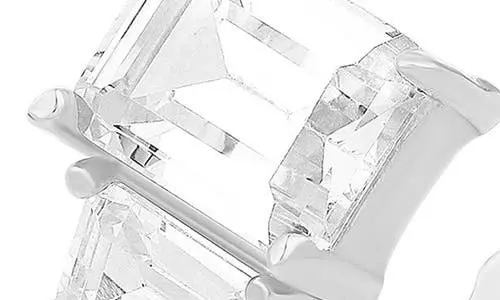 SHYMI Open Cubic Zirconia Band Ring - Silver