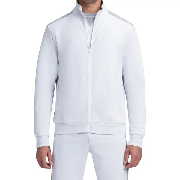 Bugatchi Comfort Cotton Blend Full Zip Sweatshirt