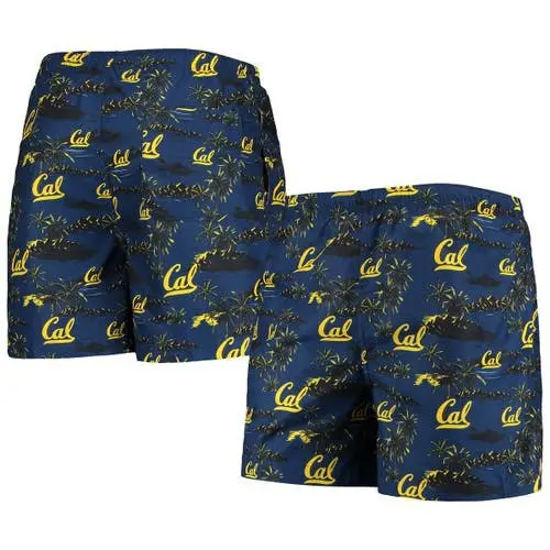 FOCO Cal Bears Island Palm Swim Trunks - Navy
