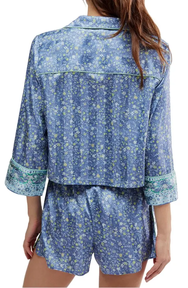 Free People Fp Satin Short Pajamas