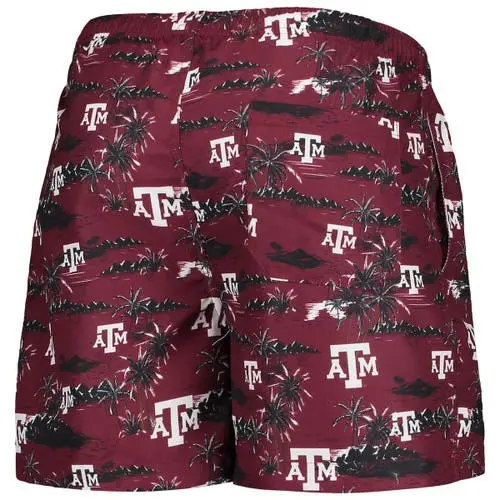 FOCO Texas A&m Aggies Island Palm Swim Trunks