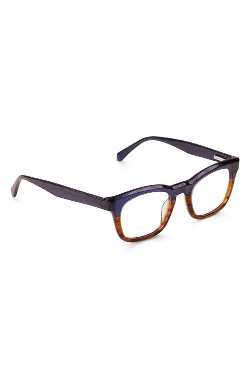 Eyebobs Humble Narrator 50mm Reading Glasses - Navy Amber Crystal / Navy