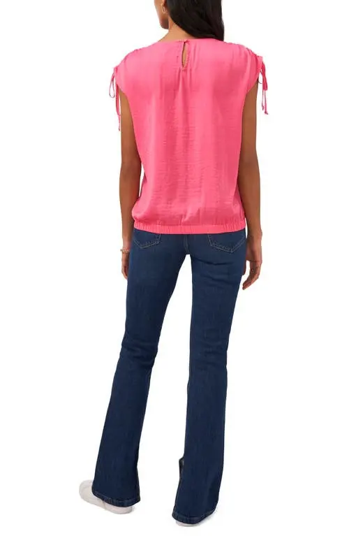 1.State Drawstring Shoulder Top