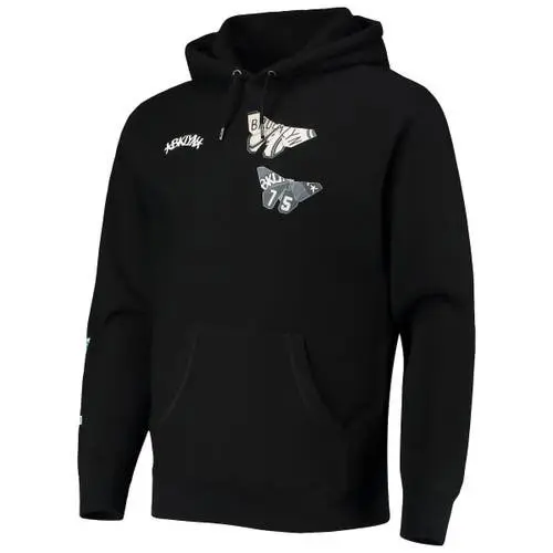 BLEACHER REPORT Brooklyn Nets Nba X Sue Tsai Pullover Hoodie