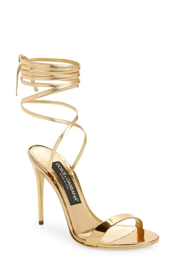 Dolce & Gabbana Keira Lace-up Sandal