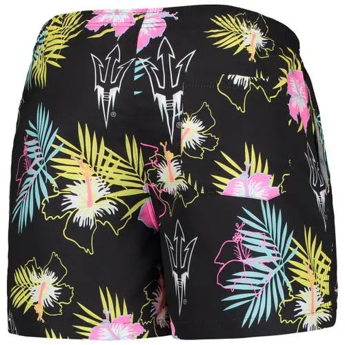 FOCO Arizona State Sun Devils Floral Swim Trunks