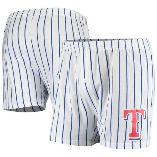 CONCEPTS SPORT Texas Rangers Vigor Boxer Shorts - White