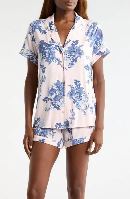 Nordstrom Moonlight Eco Short Pajamas - Pink- Blue Primavera Floral