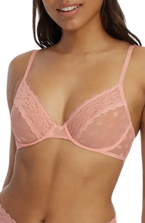 SKARLETT BLUE Dare Unlined Underwire Bra - Powder Pink