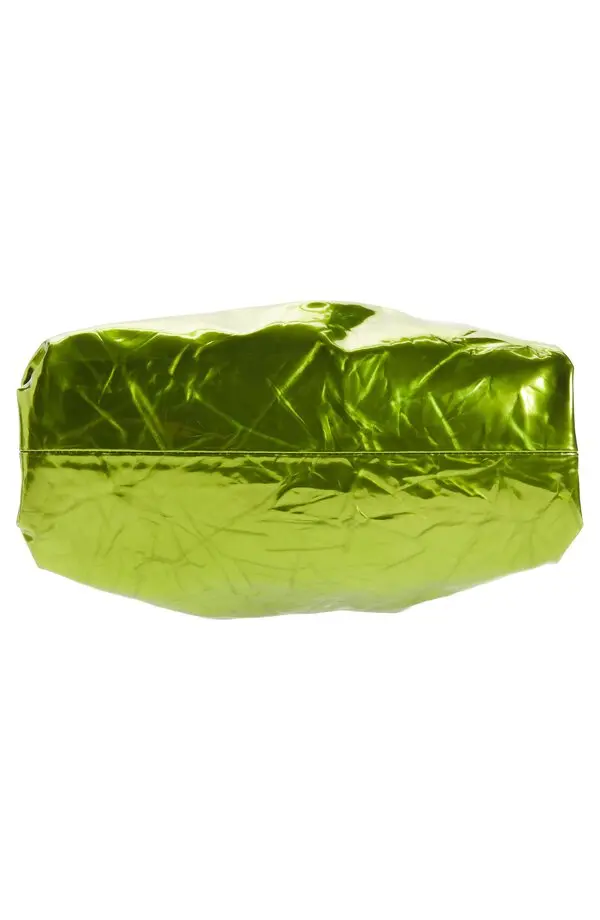 Bottega Veneta Teen Pouch Leather Clutch - Chlorophyll-silver