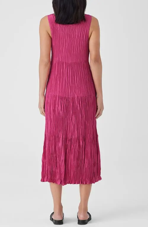 strapless open back dress Washed Organic Linen Delave Dress  Eileen Fisher Renew