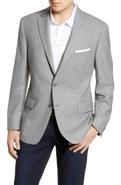 Hart Schaffner Marx New York Fit Solid Wool Blazer