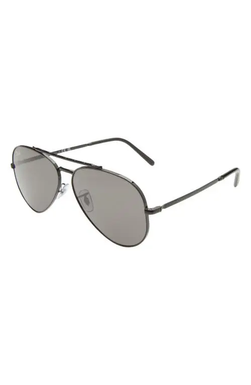 Ray-ban Aviator Sunglasses - Black/dark Grey