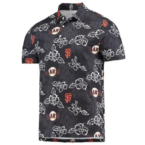 Reyn Spooner San Francisco Giants Performance Polo - Black