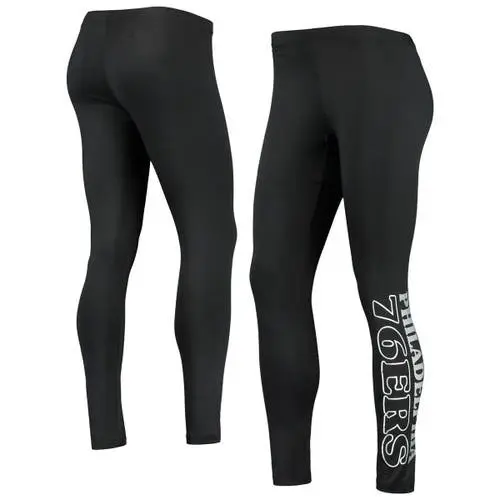 G-III SPORTS BY CARL BANKS Philadelphia 76ers Stadium Leggings - Black