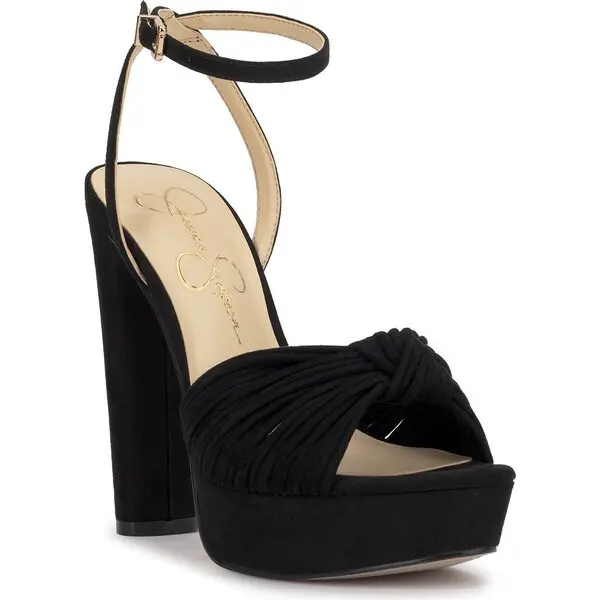 Jessica Simpson Immie Platform Sandal - Soft Black