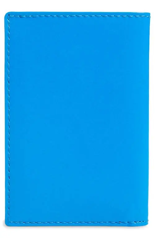 Comme Des Garçons Super Fluo Card Case - Blue