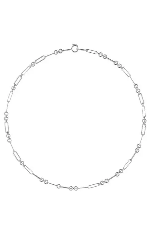 SPINELLI KILCOLLIN Andromeda Petite Chain Link Necklace - Sterling Silver