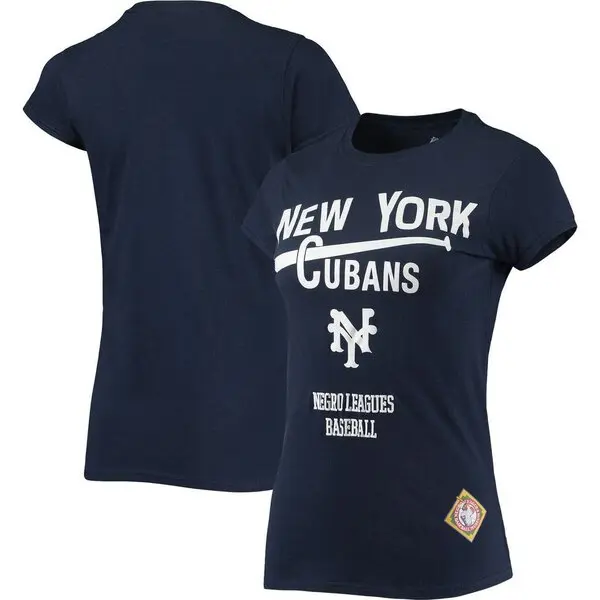 STITCHES New York Cubans Negro League Logo T-shirt - Navy