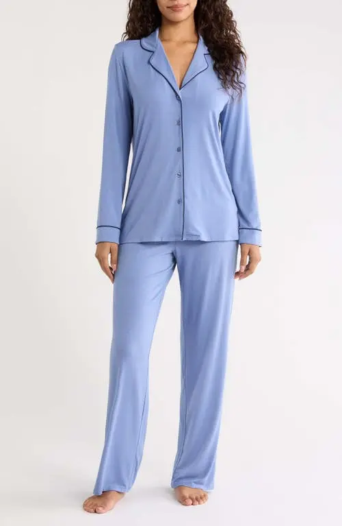 Nordstrom Moonlight Eco Knit Pajama Set - Blue Beyond
