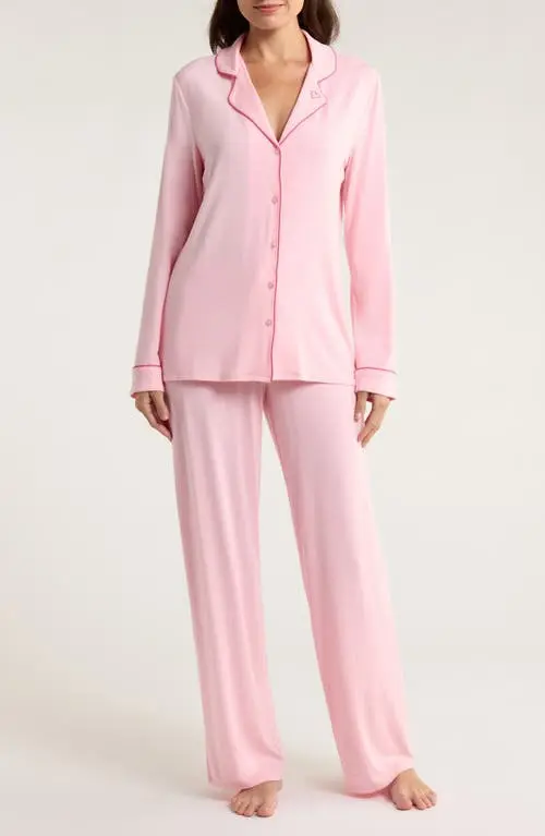 Nordstrom Moonlight Eco Knit Pajamas - Pink Candy
