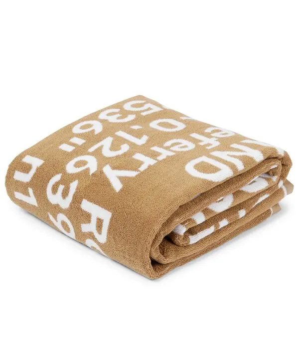 Burberry Location Cotton Jacquard Towel - Beige