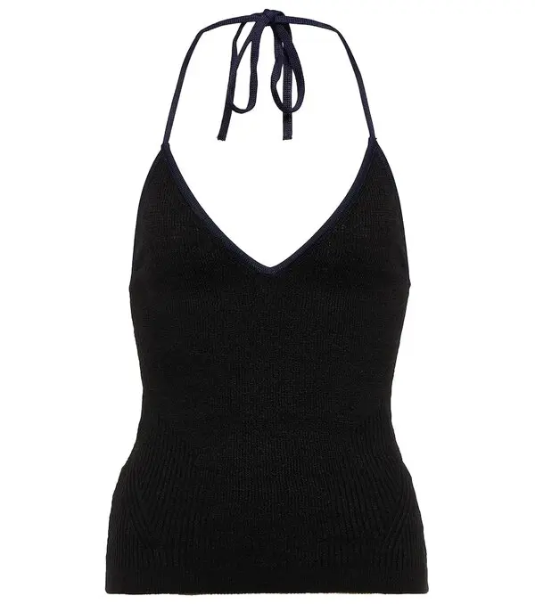 Jacquemus La Maille Marubia Halterneck Top