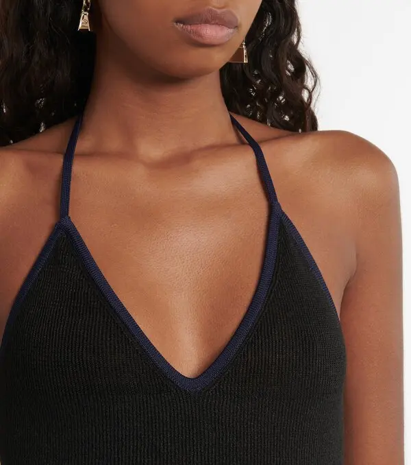 Jacquemus La Maille Marubia Halterneck Top