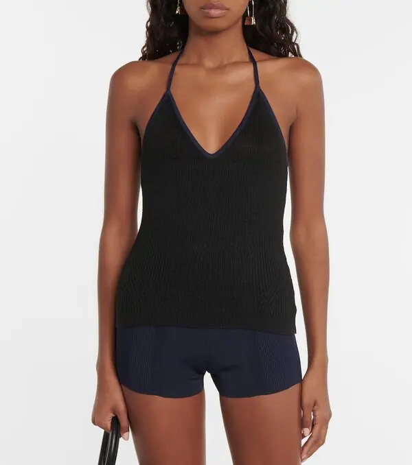 Jacquemus La Maille Marubia Halterneck Top