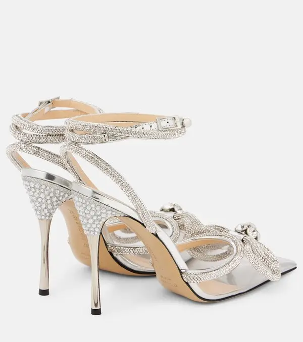 Mach & Mach Double Bow Embellished Pumps