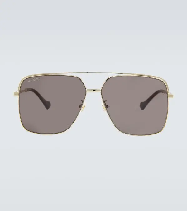 Gucci Aviator Sunglasses - Metallic