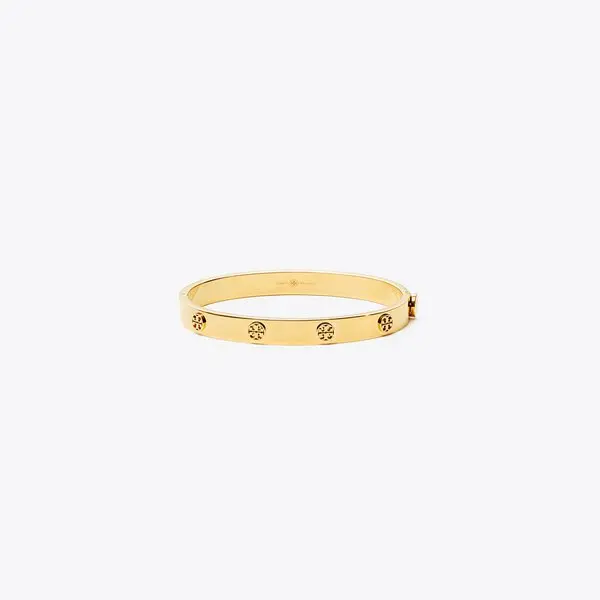 Tory Burch Icon Hinge Bracelet - Tory Gold
