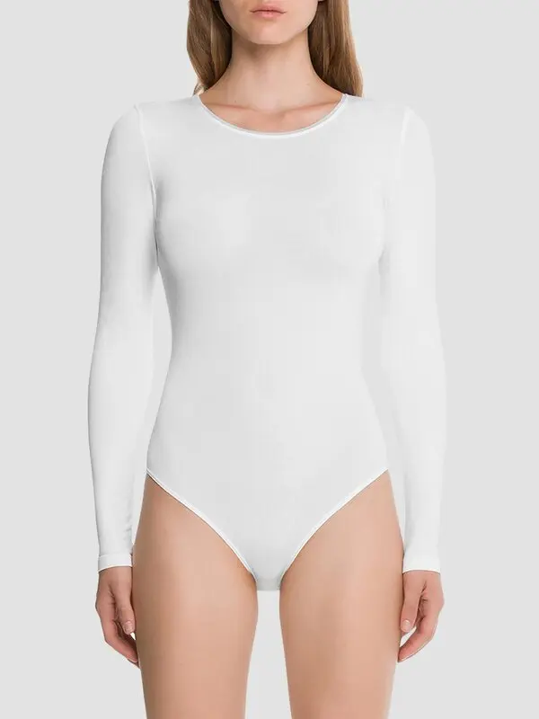 Wolford Berlin Long-sleeve Bodysuit - White